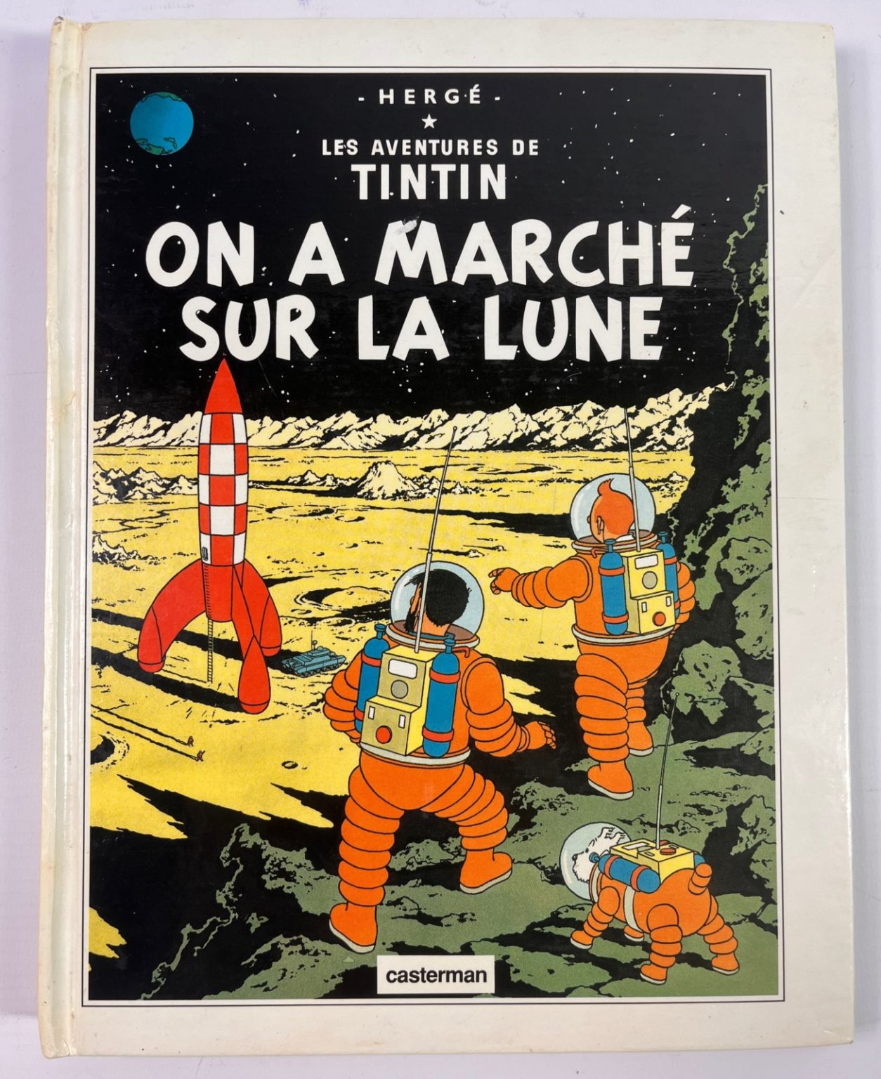 Hergé - Tintin - On a marché sur la lune - Album pop Hop - Casterman ...