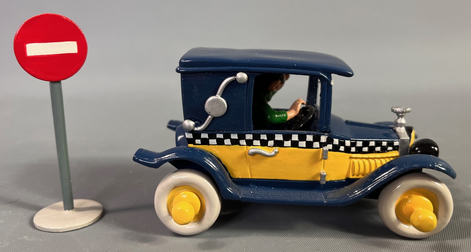 Franquin, Gaston dans sa voiture, grand modèle, signé, Pixi