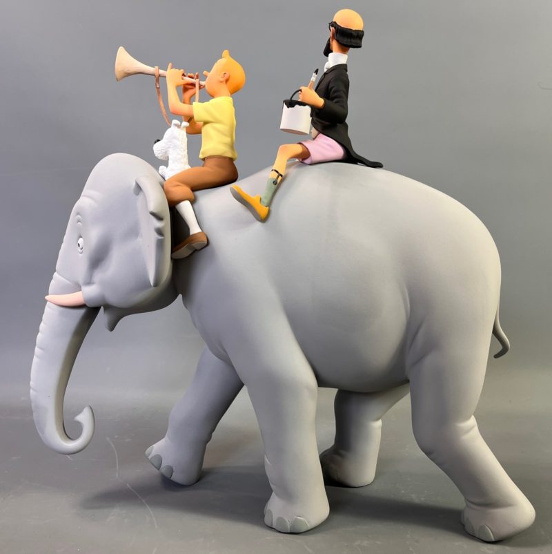 Hergé, Figurine Tintin, sur la piste de Kih Oskh, Fariboles, 2020