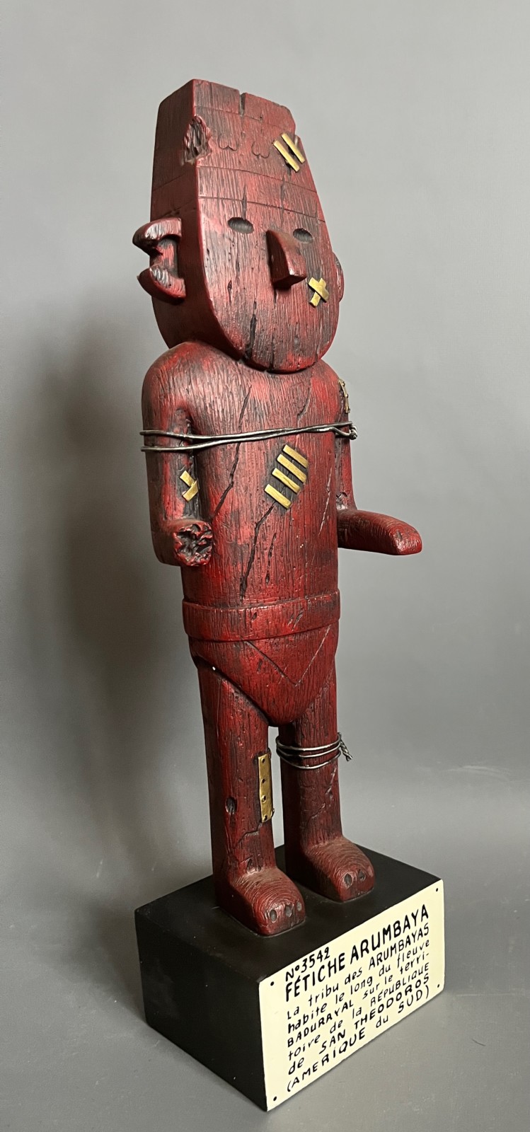 Herg Figurine F tiche Arumbaya 46 Cm Moulinsart 2008 Herg Figurine F tiche Arumbaya 46 Cm Moulinsart 2008
