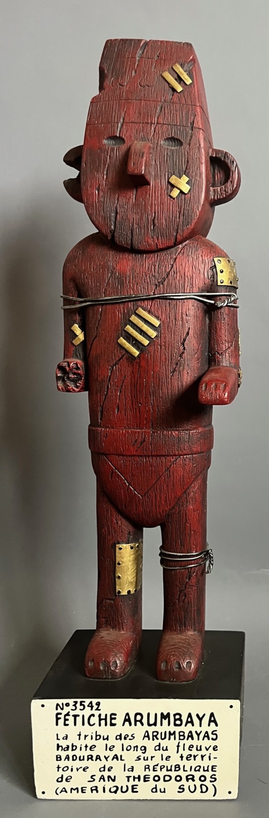 Herg Figurine F tiche Arumbaya 46 Cm Moulinsart 2008 Herg Figurine F tiche Arumbaya 46 Cm Moulinsart 2008