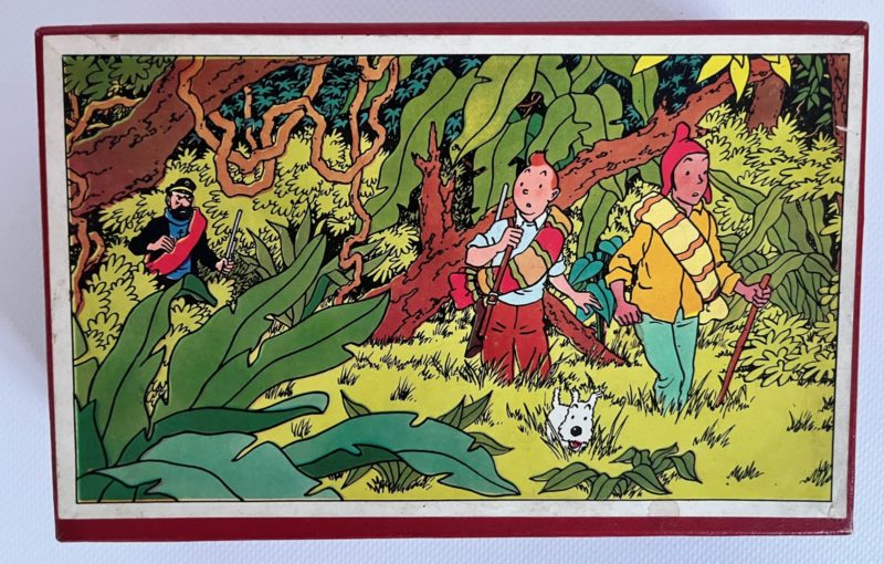 Hergé, puzzle Tintin en bois, Le Temple du Soleil